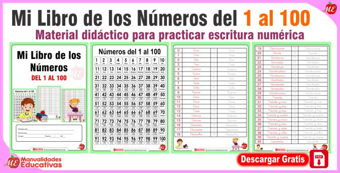 Mi Libro de los Números del 1 al 100