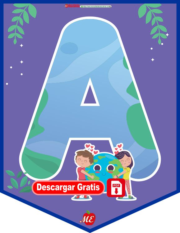 BANDERINES DIA DE LA TIERRA