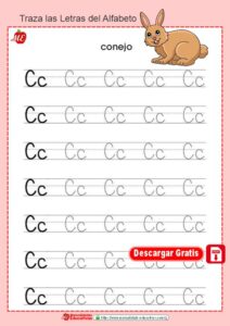 Traza las letras del alfabeto