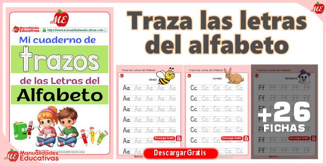 Traza las letras del alfabeto