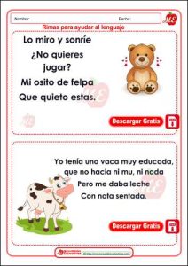 30 LECTURAS CORTAS CON RIMAS PARA NIÑOS