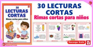 30 LECTURAS CORTAS CON RIMAS PARA NIÑOS