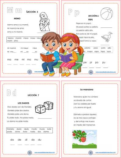 Ejercicios para practicar lectura 1° Básico