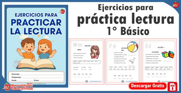 Ejercicios para practicar lectura 1° Básico