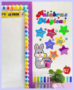 Palabras mágicas para salón de clases