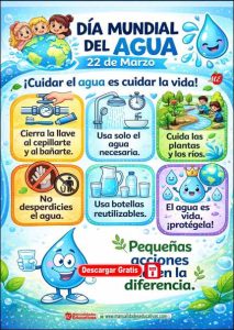 POSTER DÍA MUNDIAL DEL AGUA