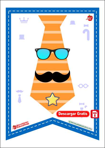 BANDERINES DIA DEL PADRE