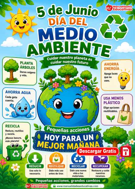 POSTER DÍA MUNDIAL DEL MEDIO AMBIENTE