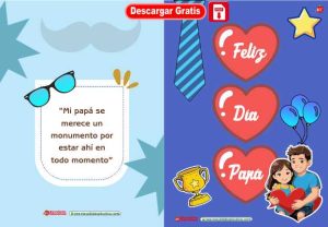TARJETA DÍA DEL PADRE MODELO 1